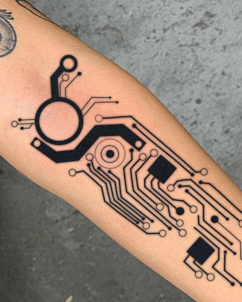 AI Sleeve Cyberpunk Tattoo – Techwear Official