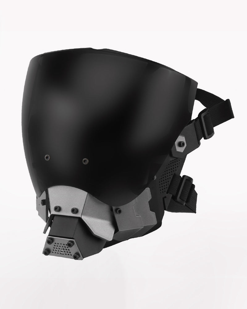 Cyberpunk Functional Half Helmet Mask – Techwear Official