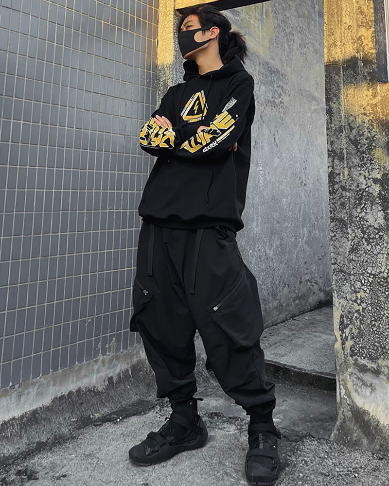 Cyberpunk Futuristic Sci-fi Functional Hoodie – Techwear Official