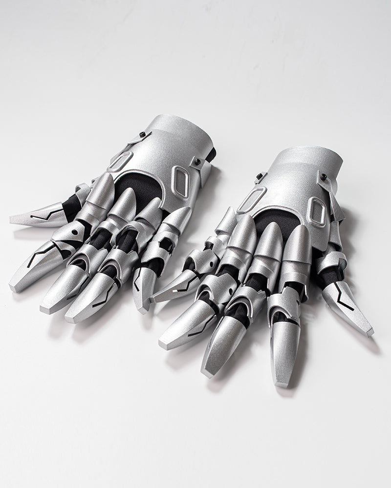 Cyberpunk Mechanical Knight Hand Gloves – Techwear Official