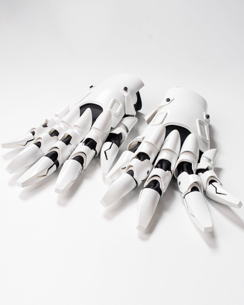 Cyberpunk Mechanical Knight Hand Gloves – Techwear Official