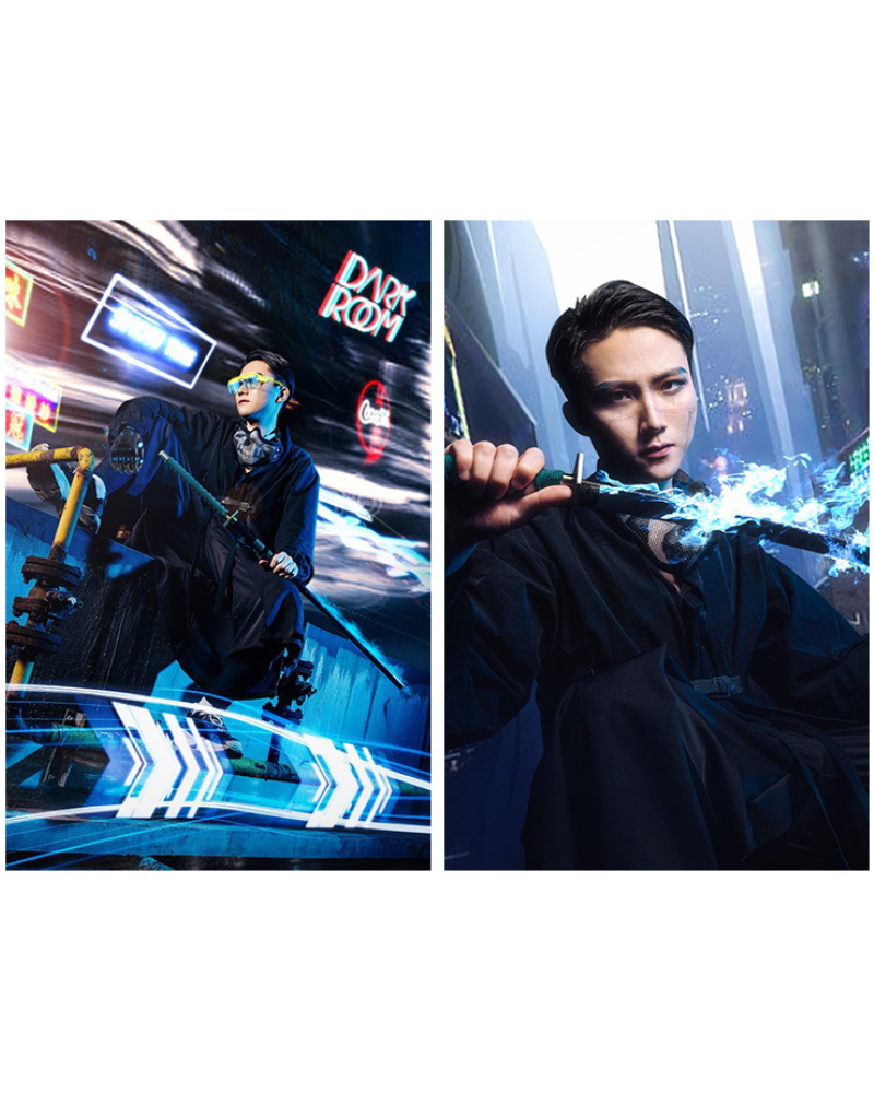 Cyberpunk Ninja Techwear Kimono Jacket – Techwear Official