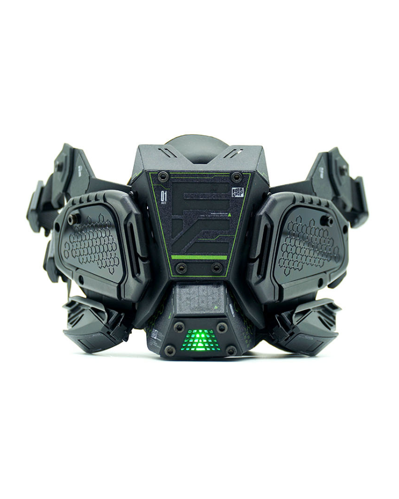 Cyberpunk Tech Half Face Mask – Techwear Official