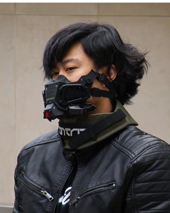 Cyberpunk Tech Half Face Mask – Techwear Official