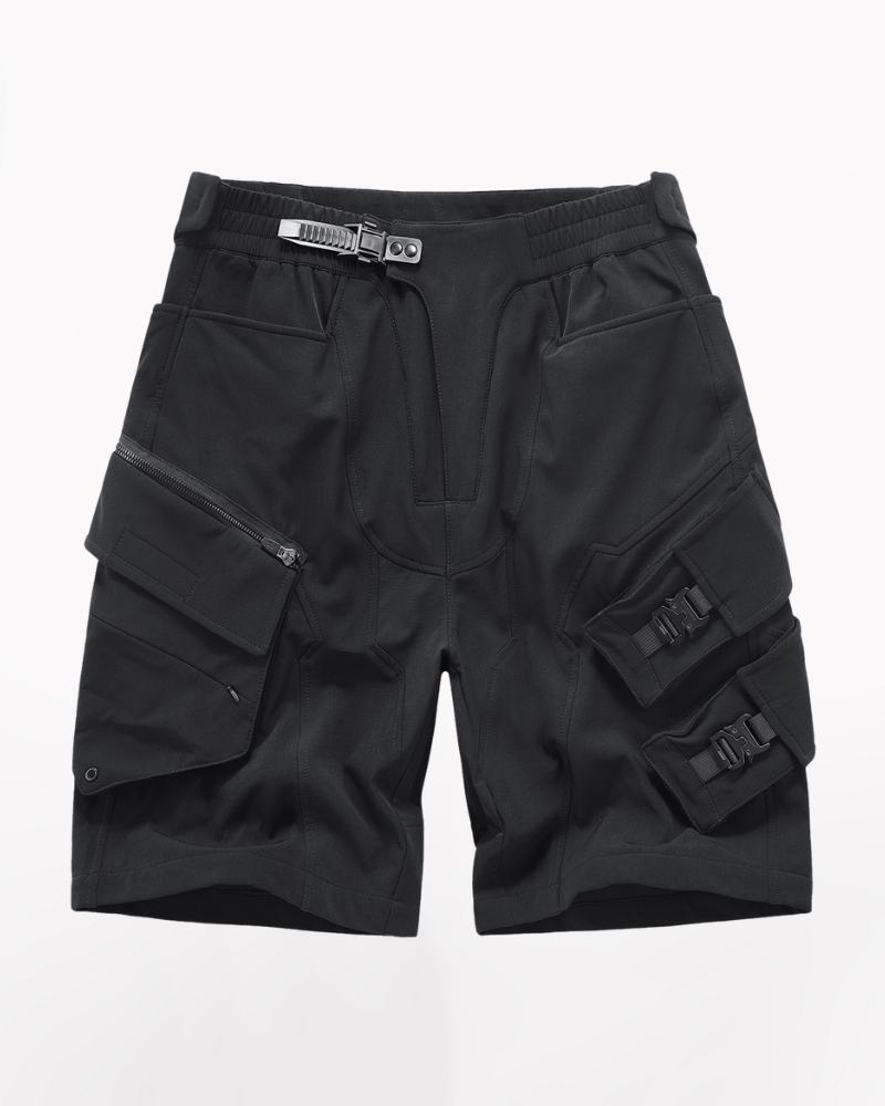 Functional Multi-Pocket Tech Cargo Shorts – Techwear Official
