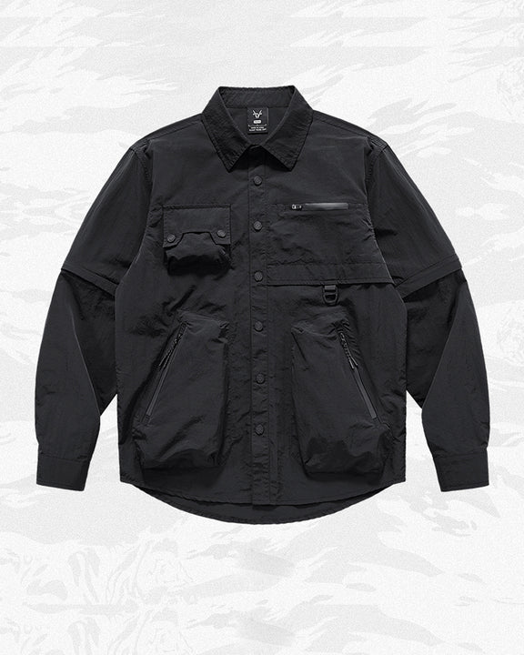 Functional Multi-Pocket Detachable Sleeve Shirt – Techwear Official