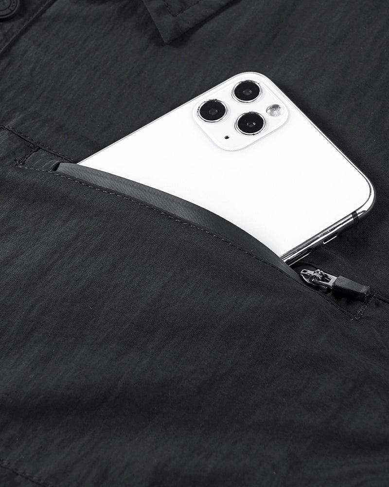 Functional Multi-Pocket Detachable Sleeve Shirt – Techwear Official