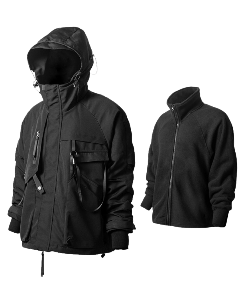 Functional 3-in-1 Insulated Unisex Winter Jacket – Techwear Official