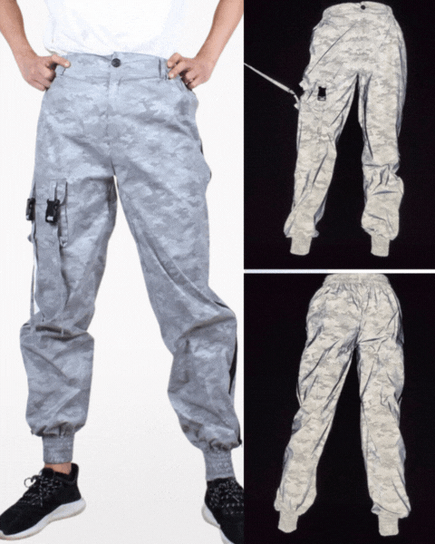 Functional Reflective Cargo Pants – Techwear Official