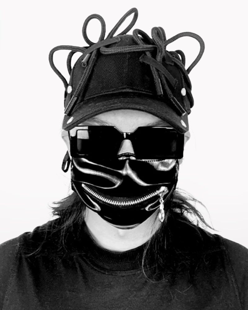 Opium Style Black Adjustable Cap – Techwear Official
