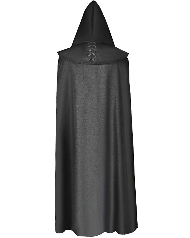 Gothic Wizard Robes Hooded Cloak – Techwear Official
