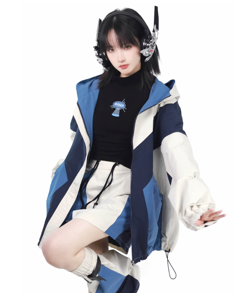 Mechanical Futuristic Jacket Skirt Set（Sold Separately） – Techwear Official