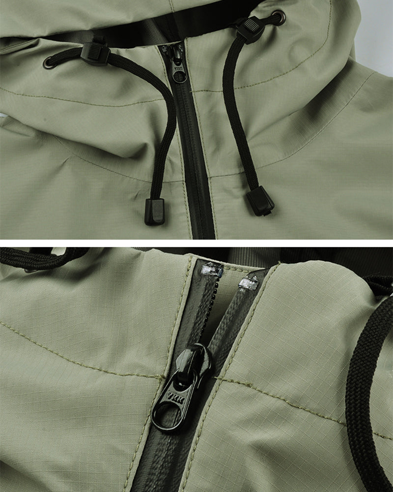 Multifunctional Poncho Rain Coat – Techwear Official