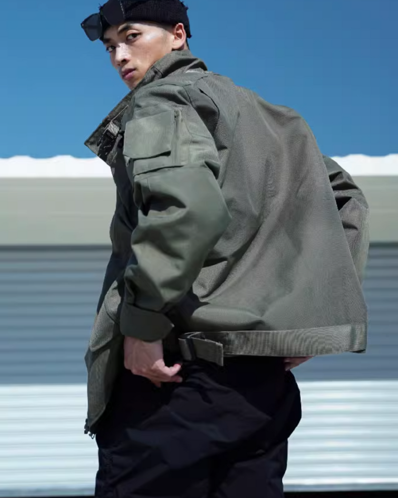 Outdoor Functional Stand Up Collar Tactical Jacket – Techwear Official