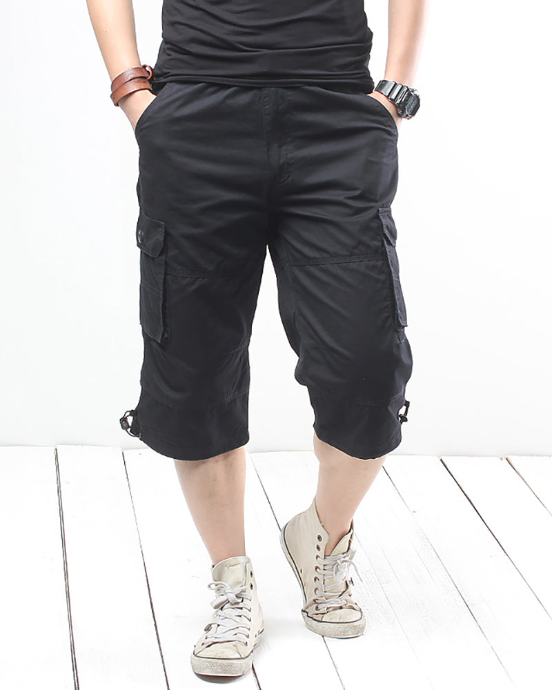 Oversize Long Camo Cargo Shorts – Techwear Official