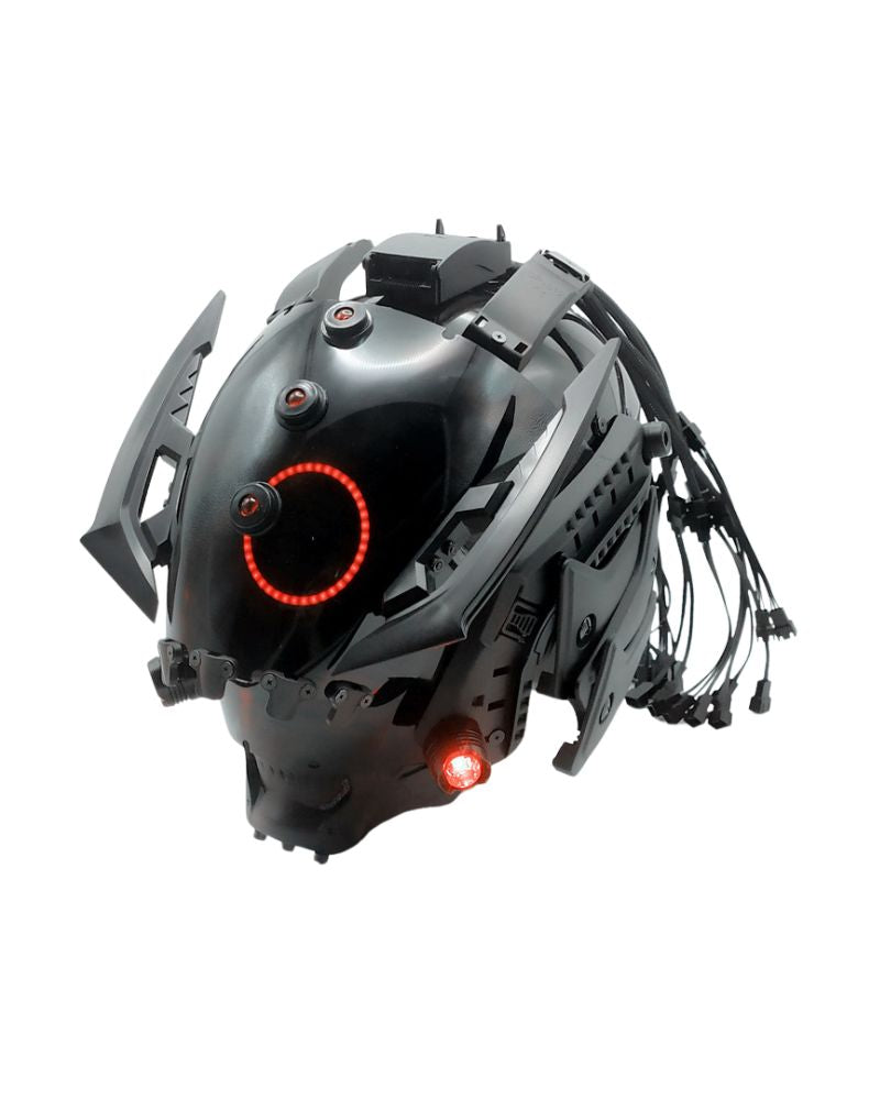 Sci-Fi Cyberpunk Led Helmet – Techwear Official