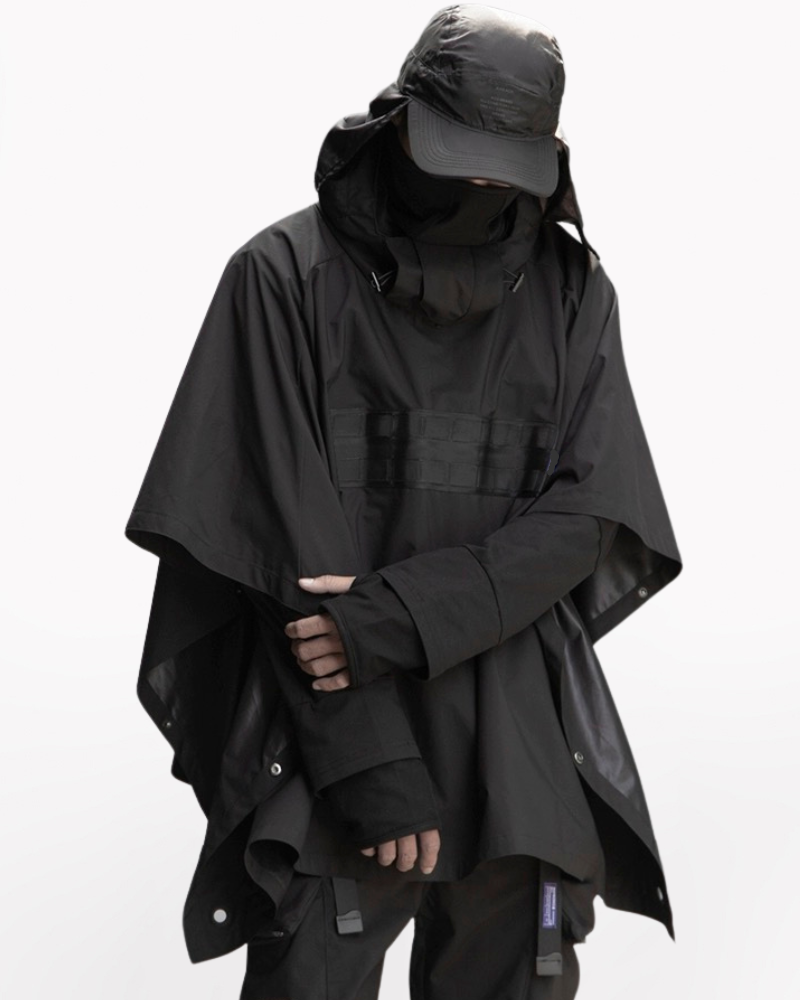 Techwear Waterproof Cyberpunk Samurai Cloak Jacket – Techwear Official