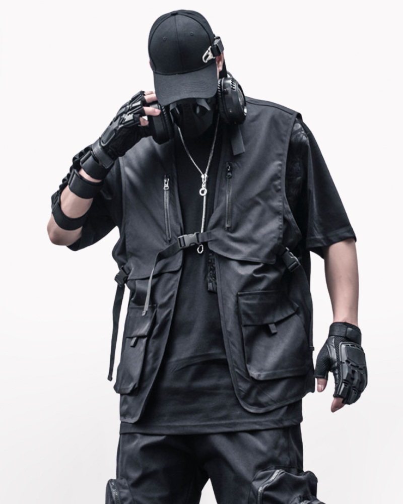 Techwear Cargo Utility Vest – Techwear Official