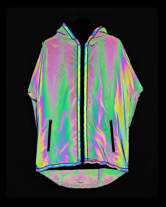 Techwear Colorful Reflective Hooded Jacket – Techwear Official