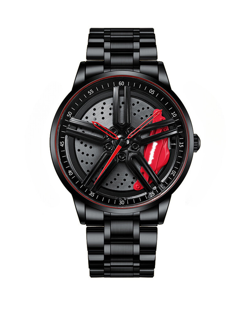 Techwear Fast & Furious Car Wheel Non Spinning Watch – Techwear Official