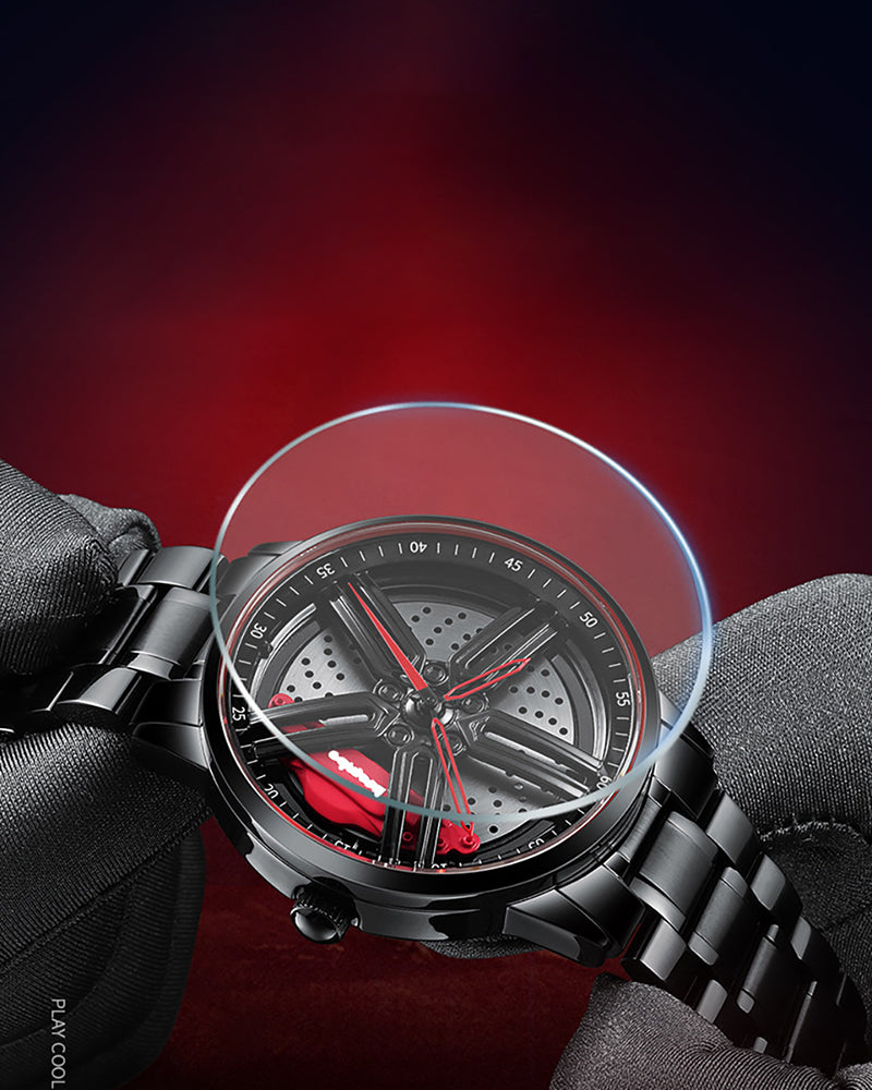 Techwear Fast & Furious Car Wheel Non Spinning Watch – Techwear Official
