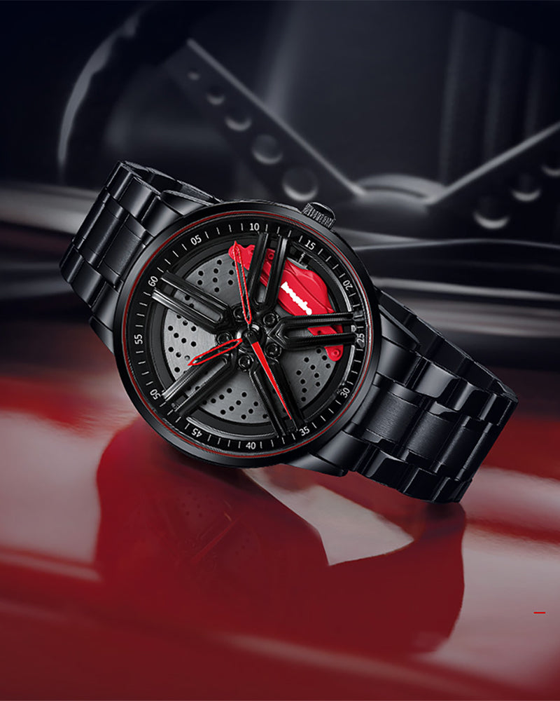 Techwear Fast & Furious Car Wheel Non Spinning Watch – Techwear Official