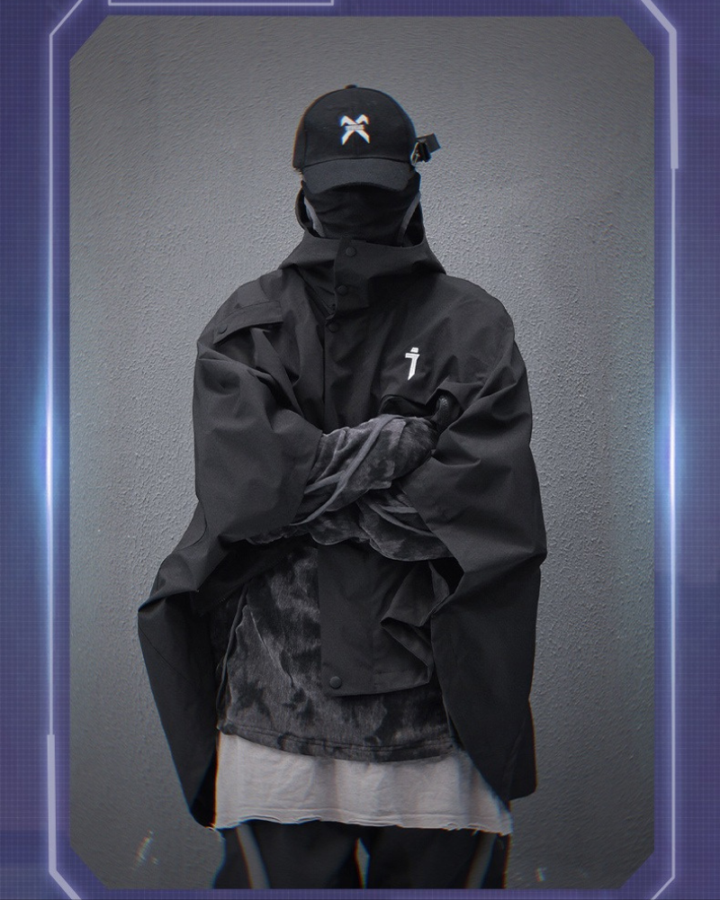 Techwear Functional Cape Jacket – Techwear Official
