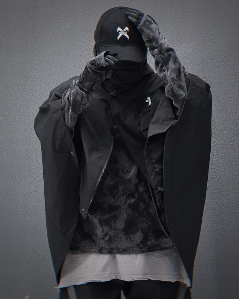 Techwear Functional Cape Jacket – Techwear Official