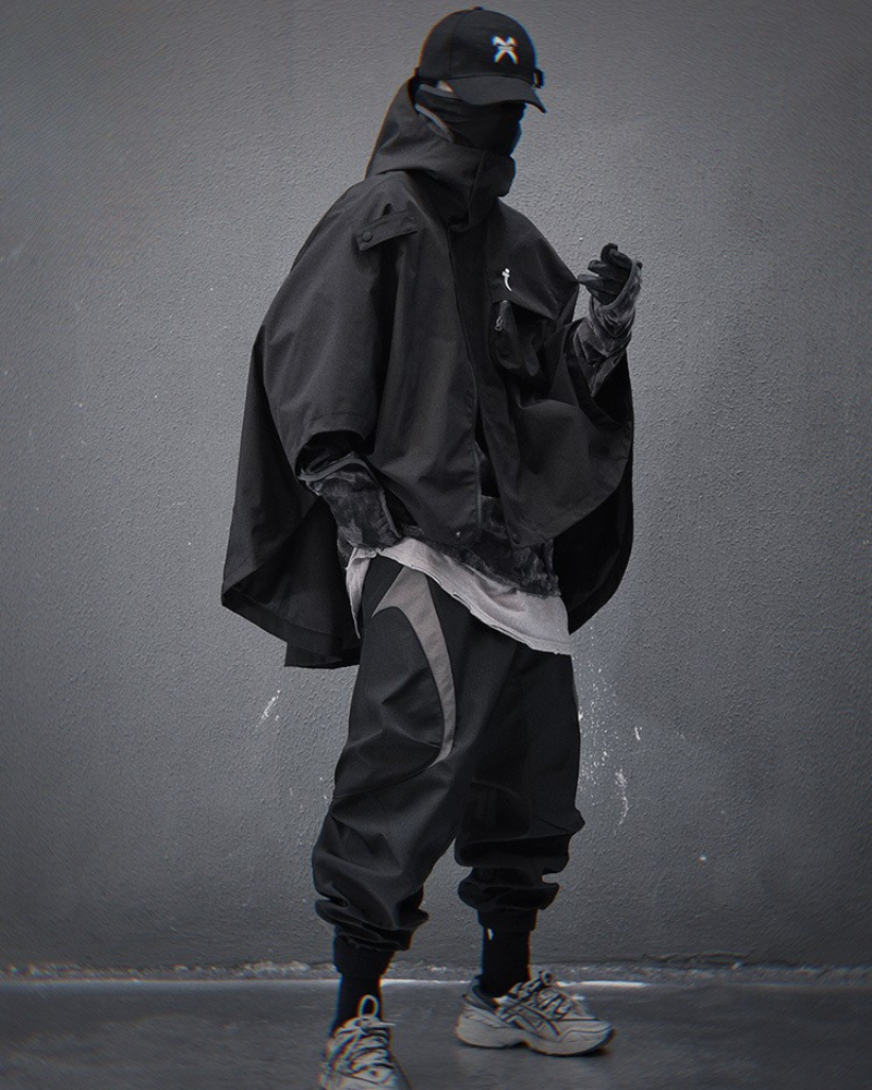 Techwear Functional Cape Jacket – Techwear Official