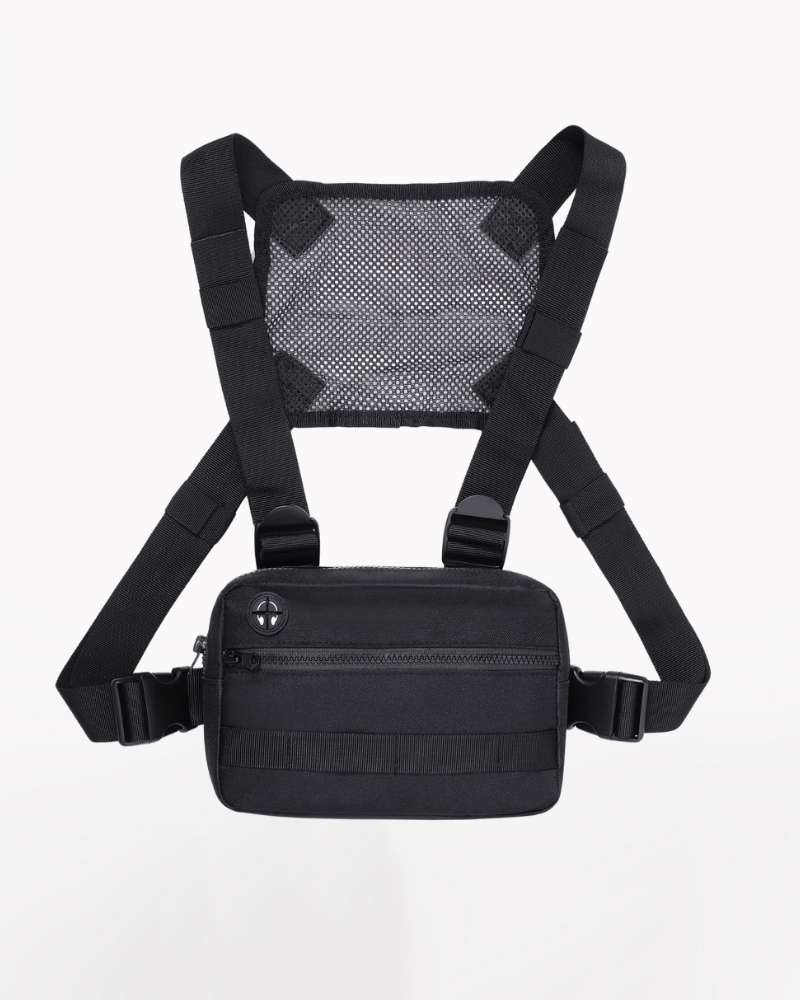 Techwear Mesh Zipper Sports Chest Bag – Techwear Official