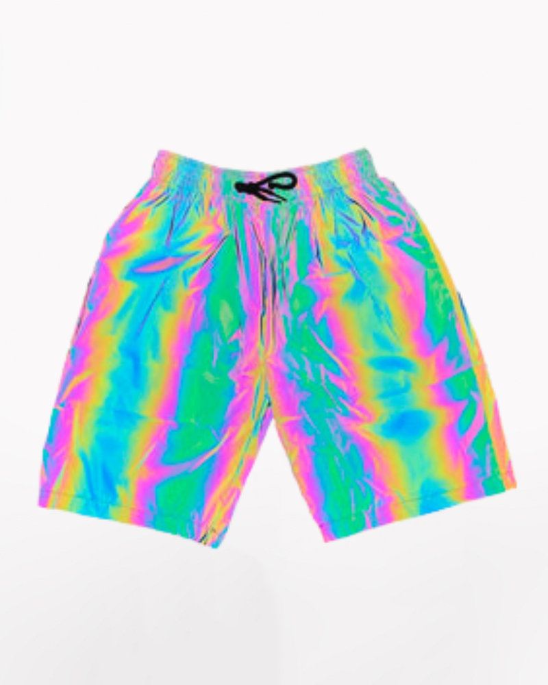 Techwear Rave Clothing Reflective Shorts – Techwear Official