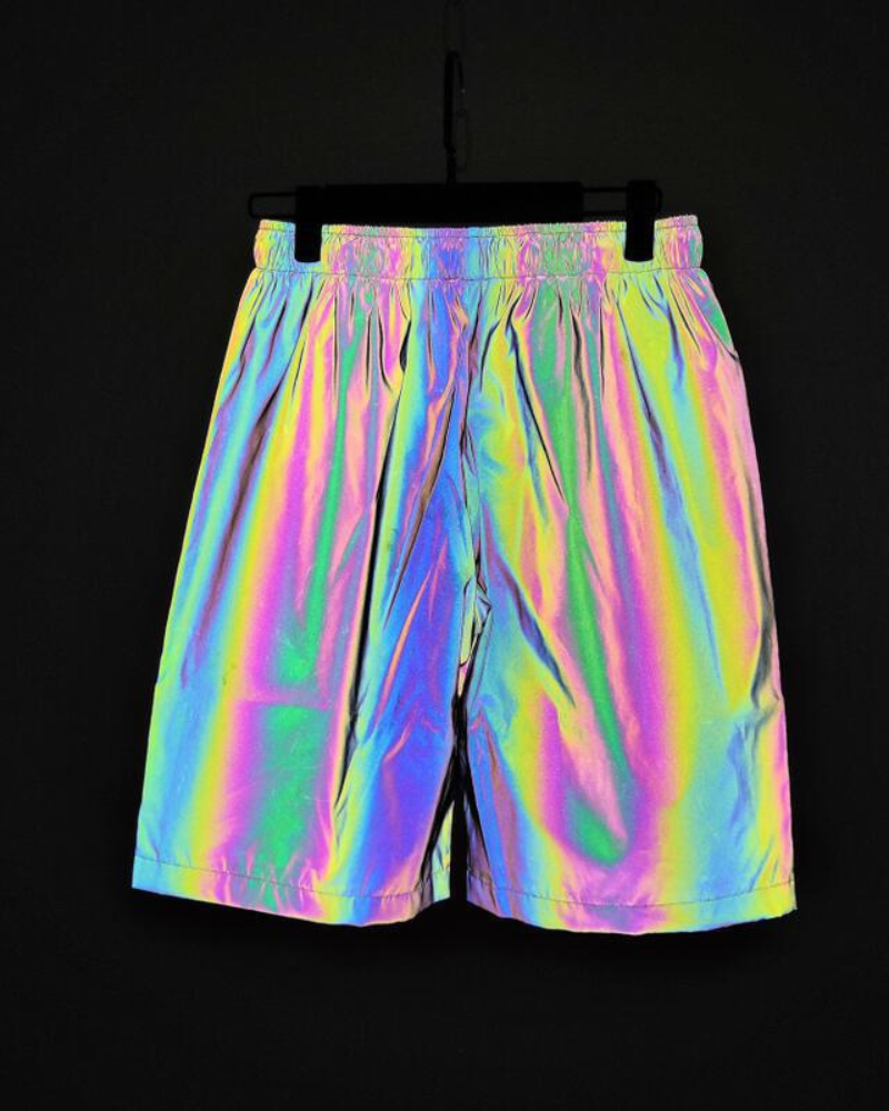Techwear Rave Clothing Reflective Shorts – Techwear Official