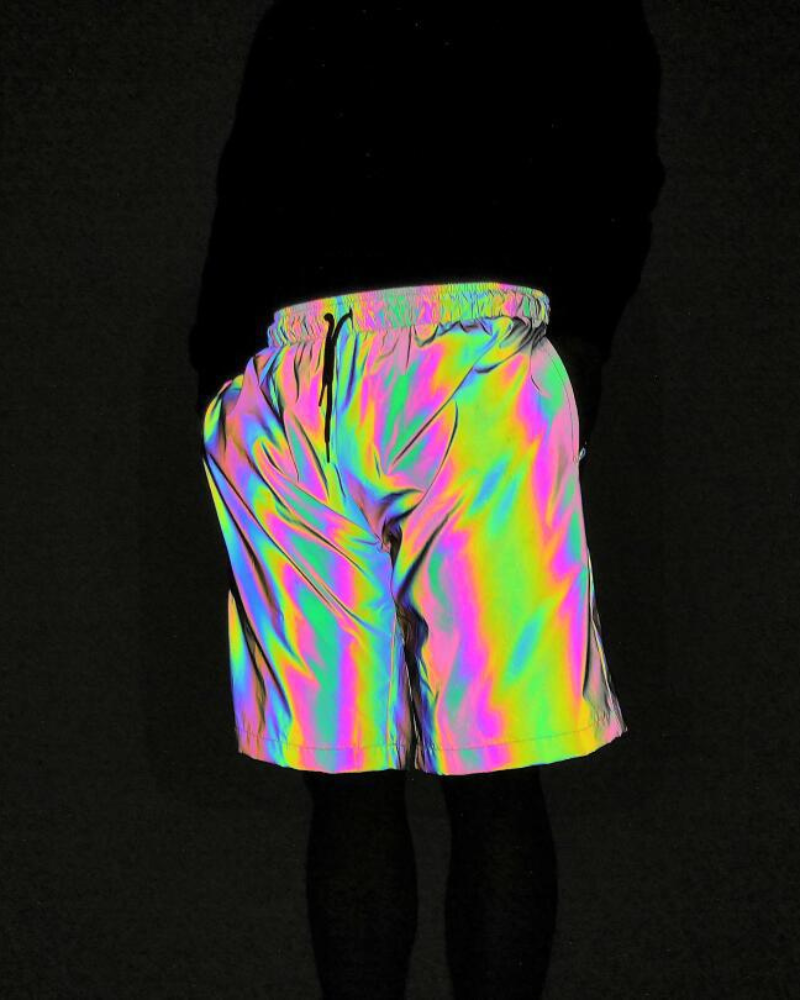 Techwear Rave Clothing Reflective Shorts – Techwear Official