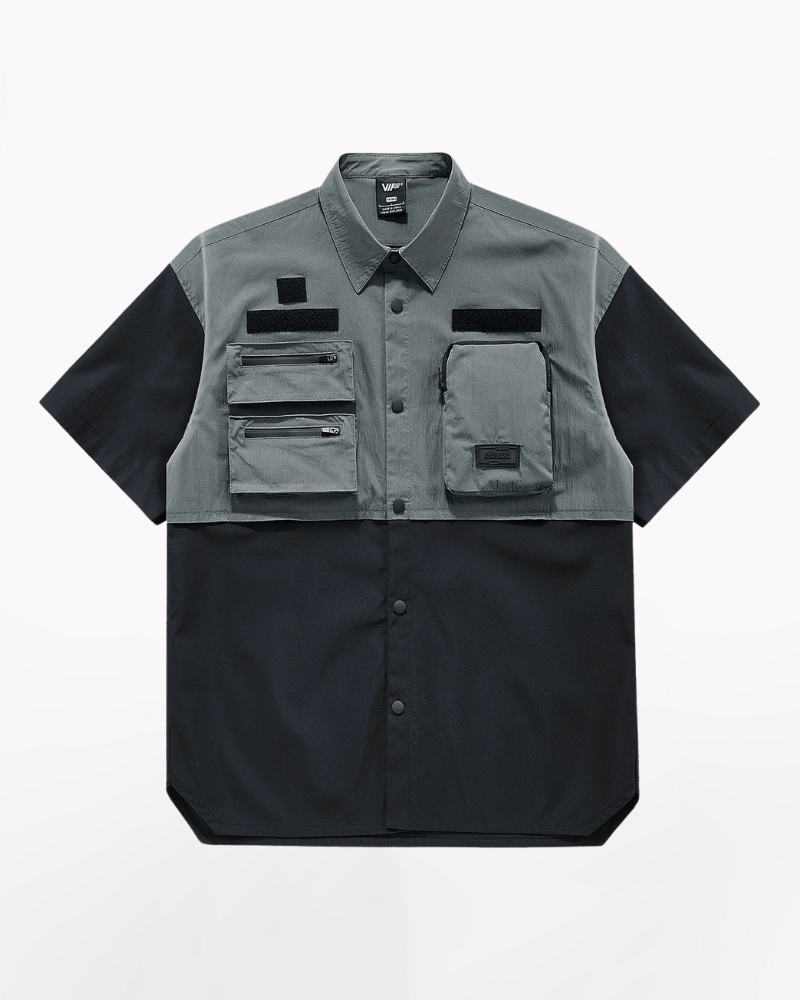 Techwear Fake Two-Piece Short Sleeve Shirt – Techwear Official