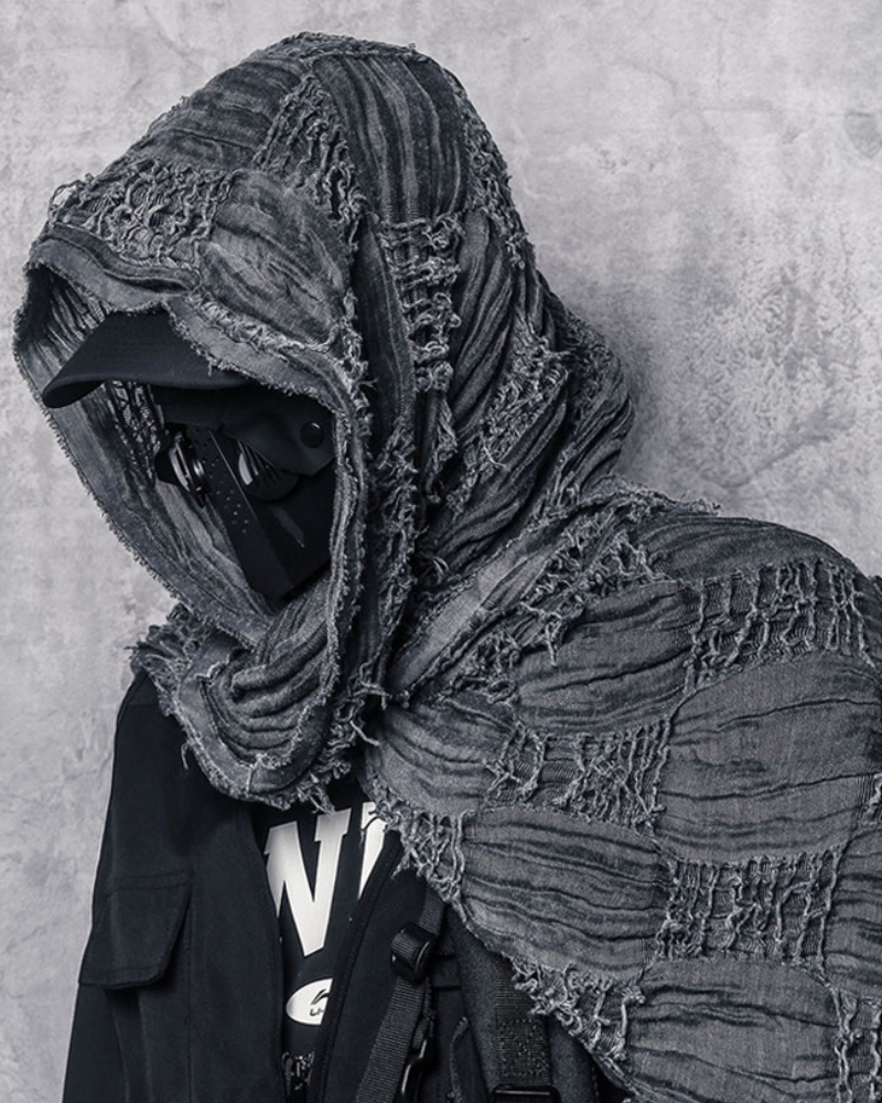 Wasteland Wear Distressed Tactical Shawl Scarf – Techwear Official