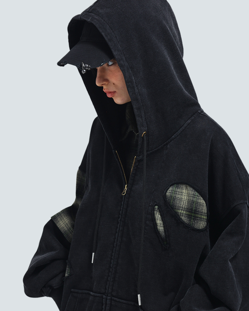 Wasteland Wear Ripped Fake Two Piece Unisex Jacket – Techwear Official