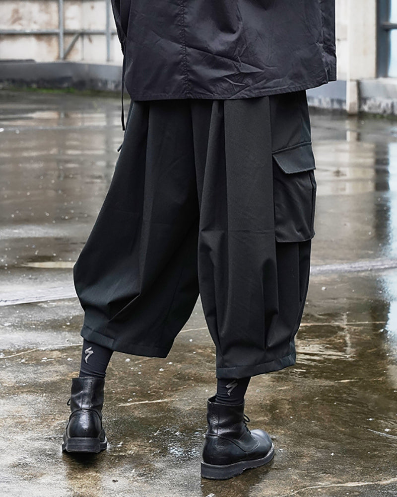 Yamamoto Japanese Black Ninja Cargo Pants – Techwear Official