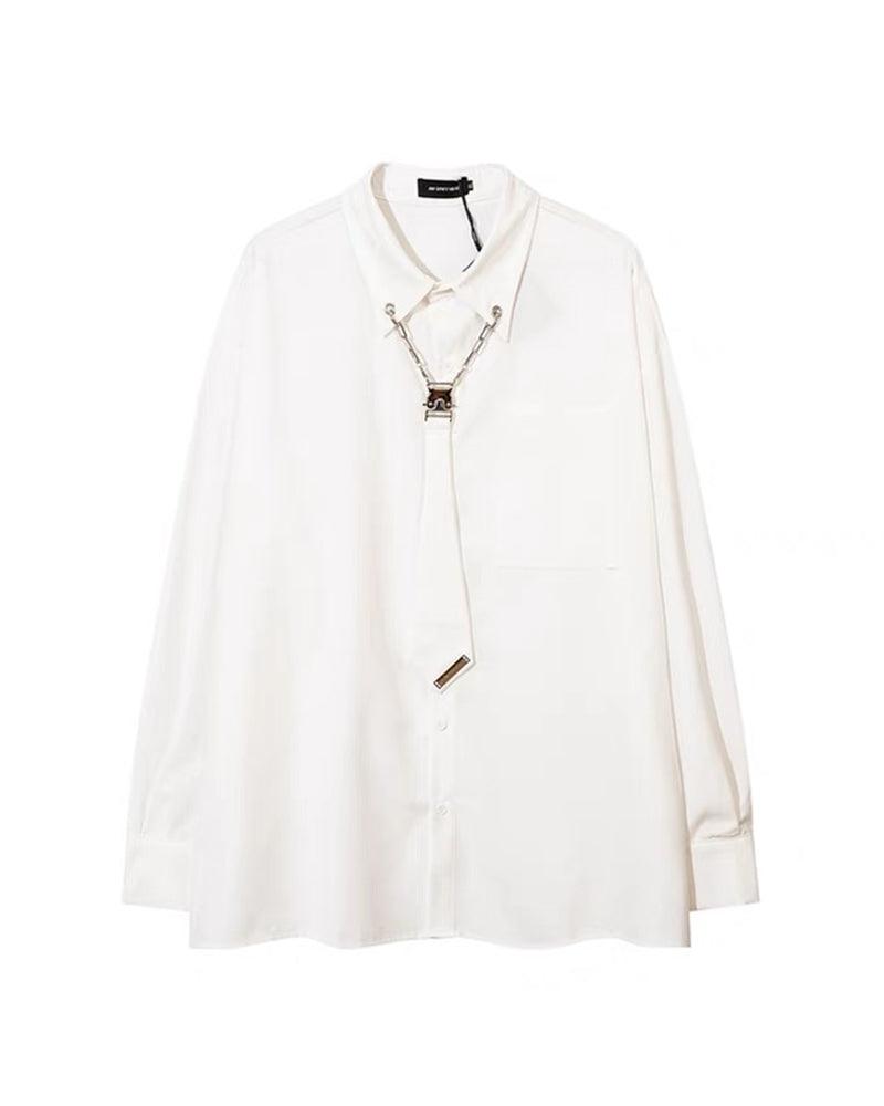 Techwear Chain Tie Long Sleeve Shirt – Techwear Official