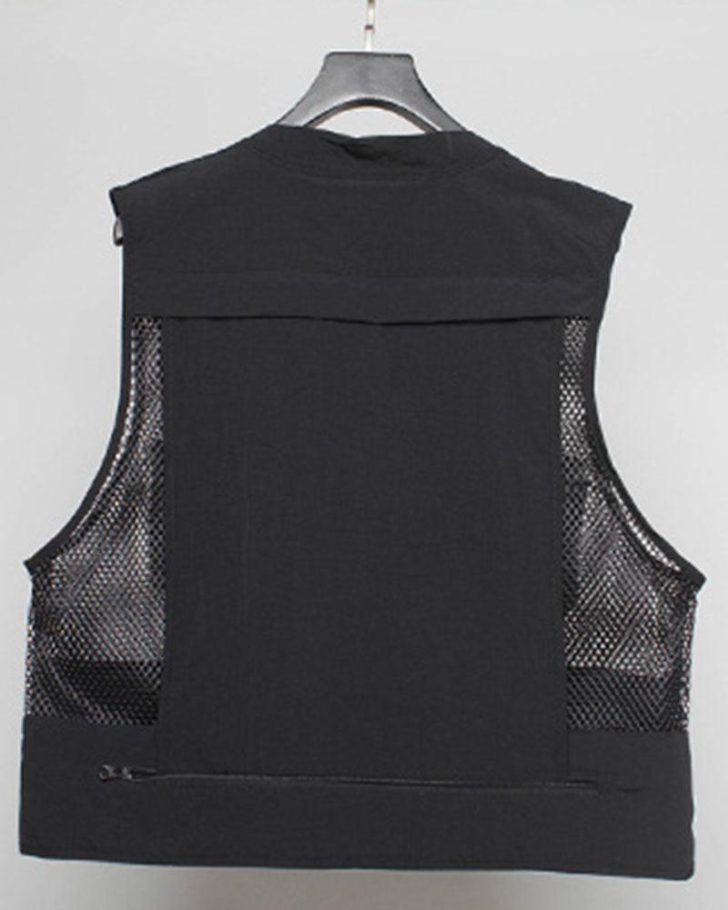 Techwear Fishnet Cargo Vest – Techwear Official