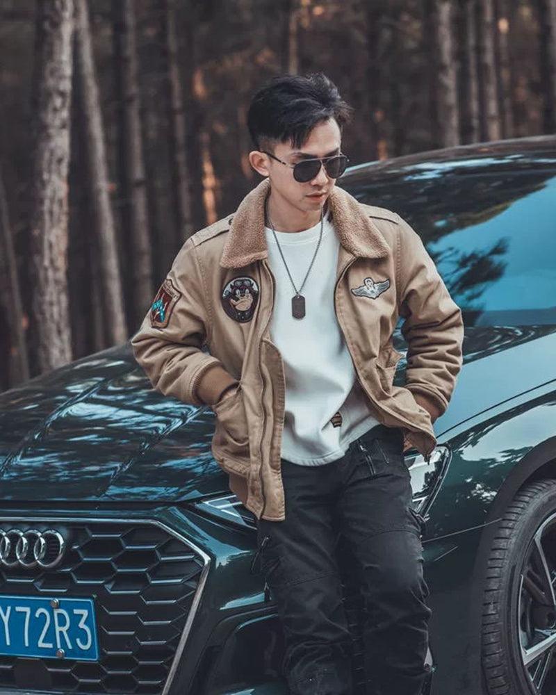 Techwear Vintage Winter Bomber Jacket – Techwear Official