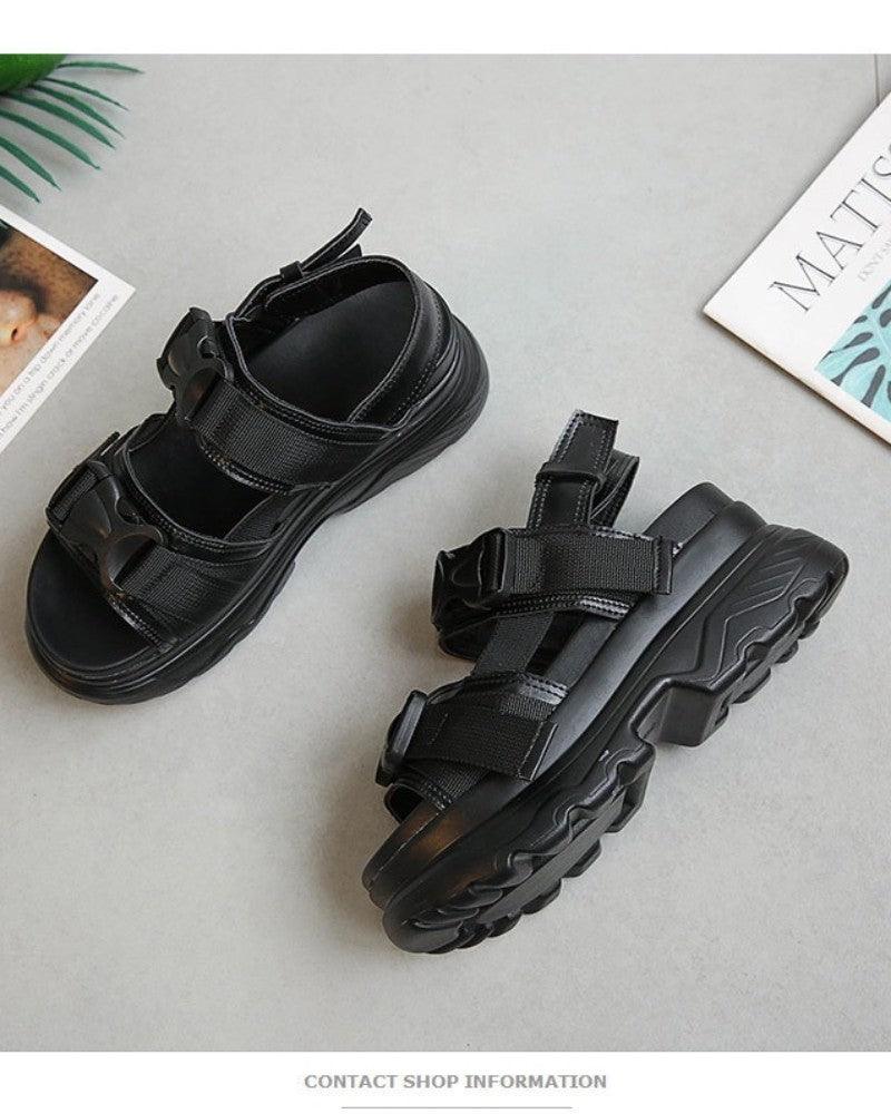 Techwear Women Platform Sandals – Techwear Official