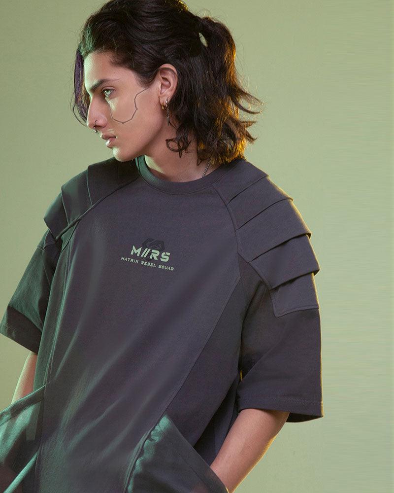 XIPHEVIL Cyberpunk Outfits Mech Patch Unisex T-Shirt – Techwear Official