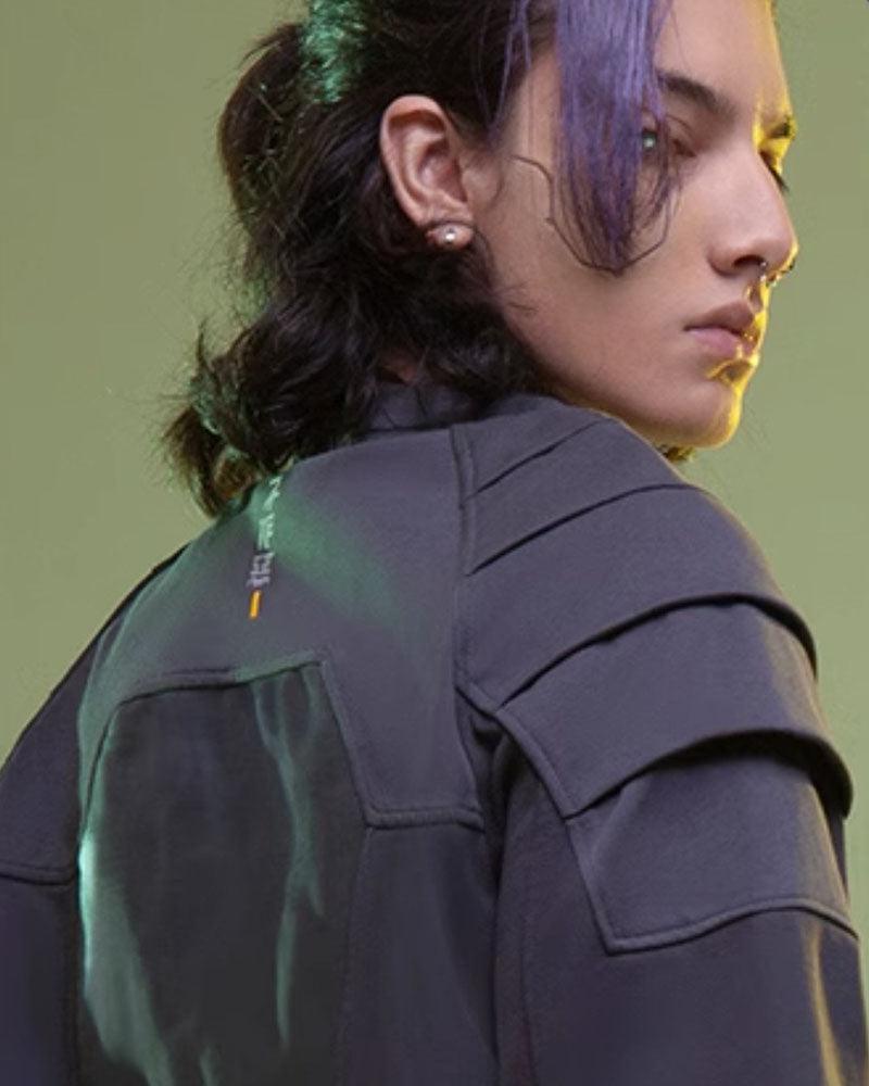 XIPHEVIL Cyberpunk Outfits Mech Patch Unisex T-Shirt – Techwear Official