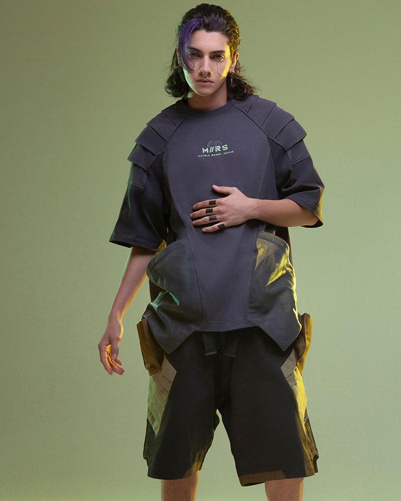 XIPHEVIL Cyberpunk Outfits Mech Patch Unisex T-Shirt – Techwear Official