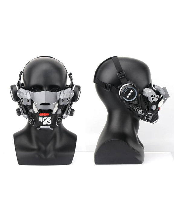 Cyberpunk Mesh Half Face Mask – Techwear Official