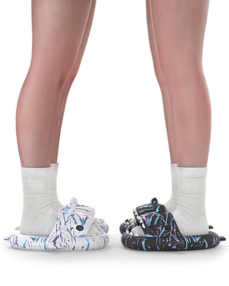 Cyberpunk Shark Cyber Slippers – Techwear Official