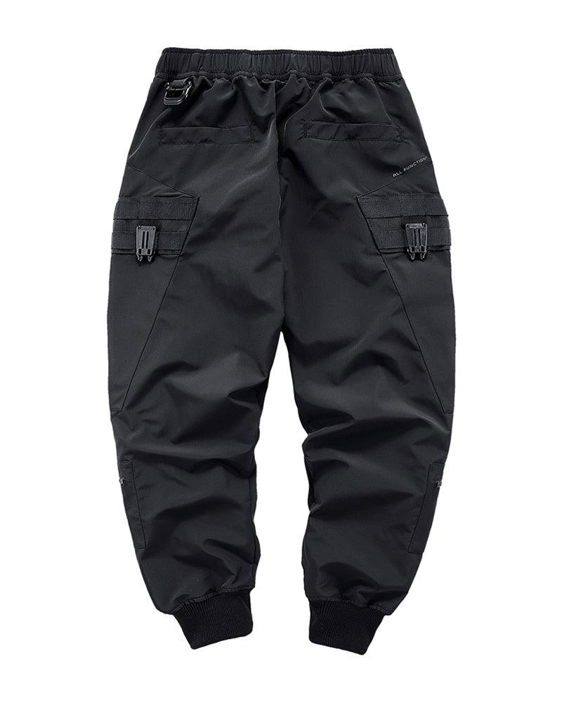Techwear Black Zip Pocket Cargo Pants – Techwear Official