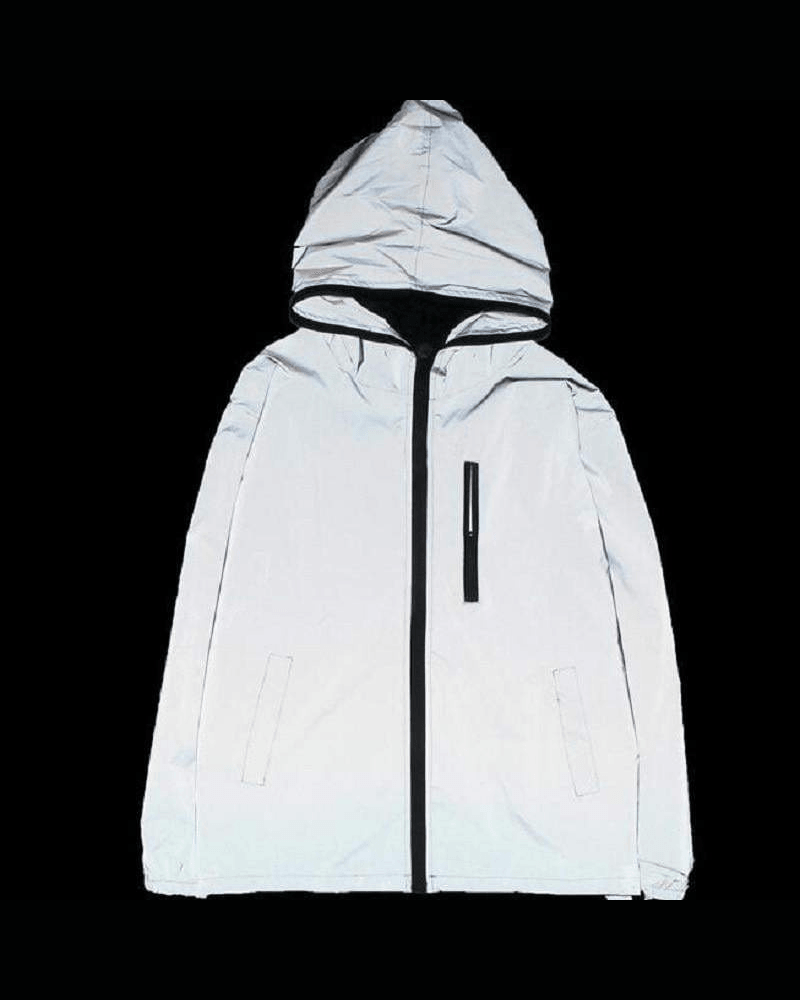 Techwear Silver Reflective Jacket – Techwear Official