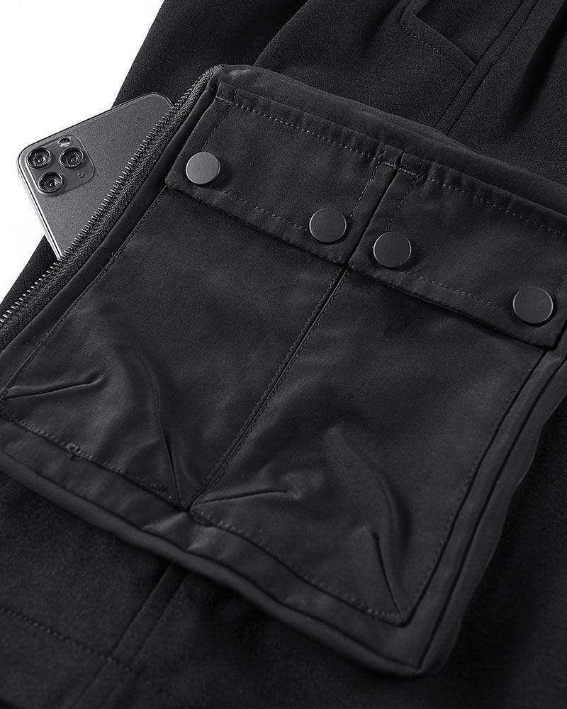Detachable Functional Black Cargo Pants – Techwear Official