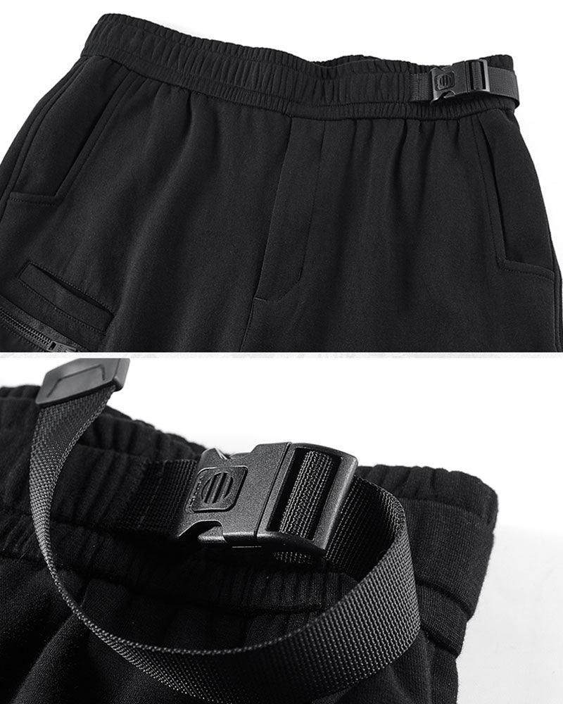 Detachable Functional Black Cargo Pants – Techwear Official